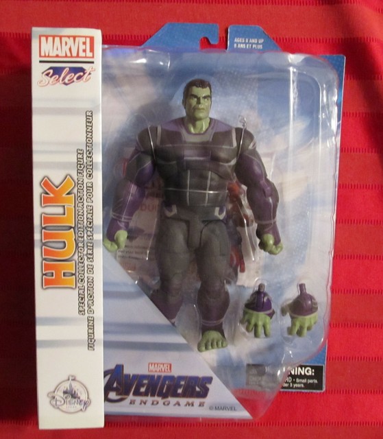 Marvel Select 2019 MCU Smart Hulk Figure 7 Inch Avengers Endgame Disney ...