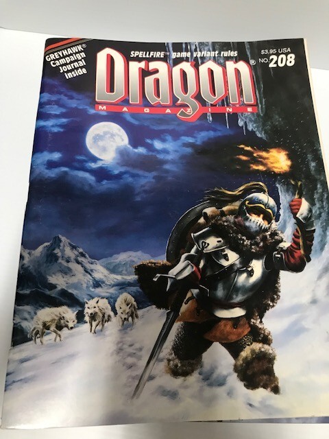 12 Issues of Dragon Magazine TSR Aug. '94 - June '98 see list (FC208-4 ...