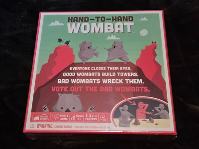 Hand to Hand Wombat Game by Exploding Kittens New Party Board Game ...