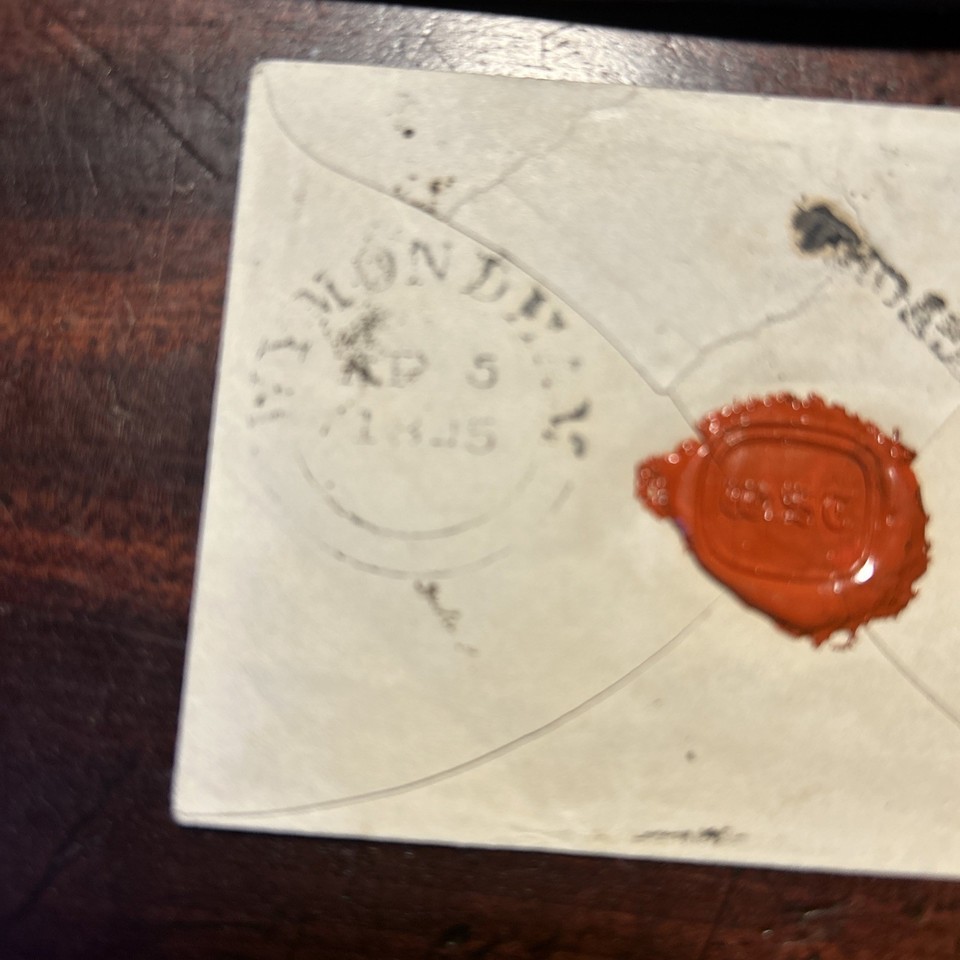 Lovely Norfolk Postal History QV Env 1845 1d sg8 Thetford Wymondham ...