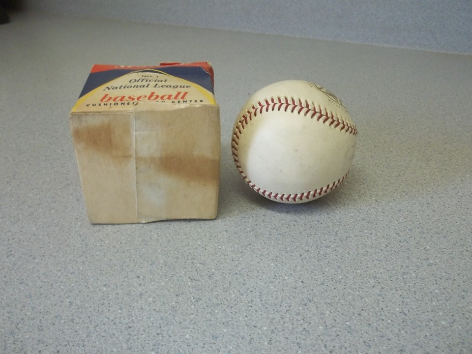 Spalding Warren Giles Official National League Baseball with Box | eBay