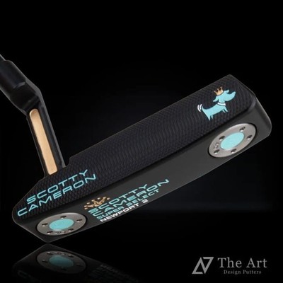 SCOTTY CAMERON 2023 Super Select Newport 2 Crown Dog M Art Black Finish ...