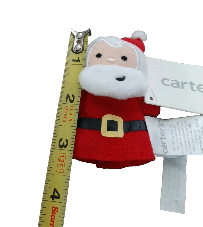 NEW 2016 Carter's 3" Santa Finger Puppet with all tags inf 81787672239 ...