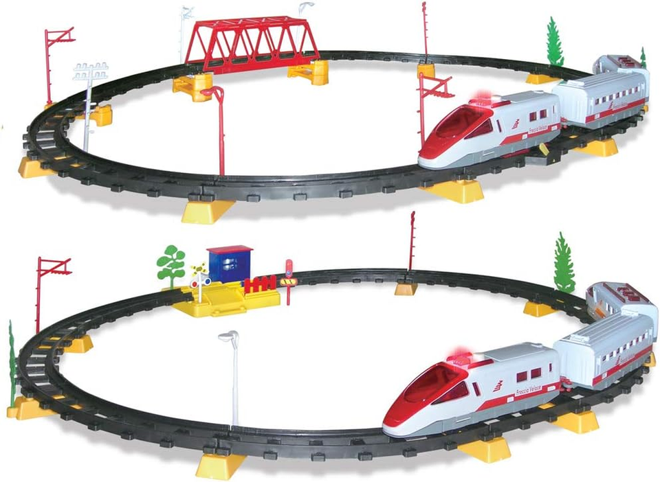 Freccia Veloce Pista Trenino Elettrico, Treno Giocattolo per Bambini ...