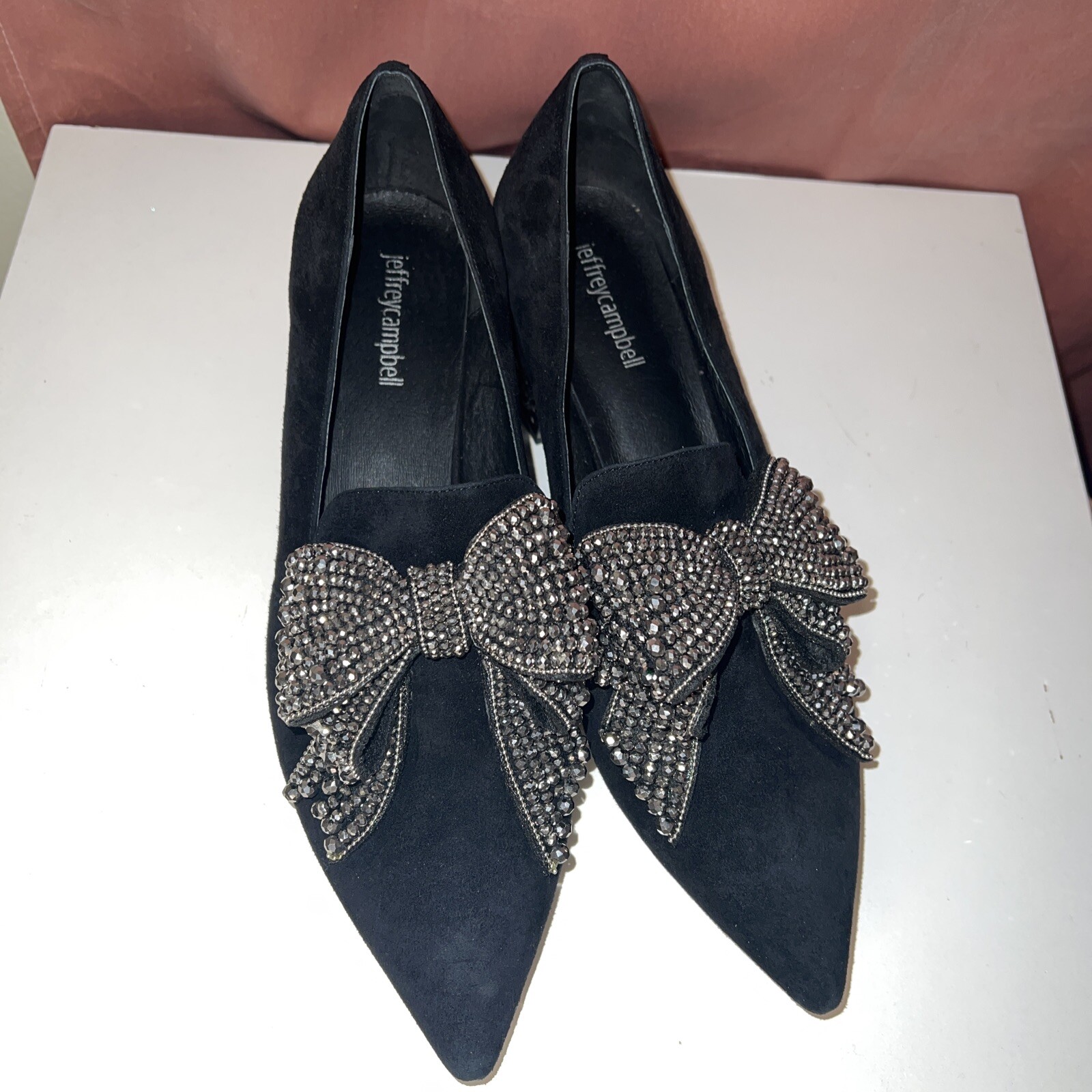 $199 Jeffrey Campbell Women's Valensia JH Embellished Pumps Shoes Sz 10 ...