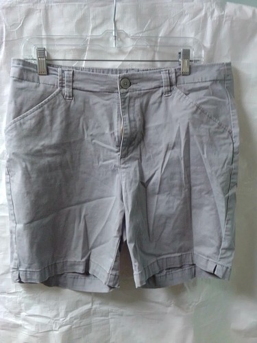 Lee Regular Fit Mid Rise Bermuda Shorts Gray Size 14 Medium | eBay