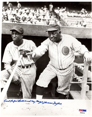 JAMES COOL PAPA BELL SIGNED 8X10 PHOTOGRAPH PSA/DNA AUTOGRAPH BASEBALL ...