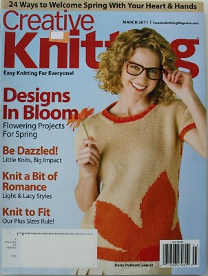 Creative Knitting Magazine Patterns Book March 2011 24 projects See ...