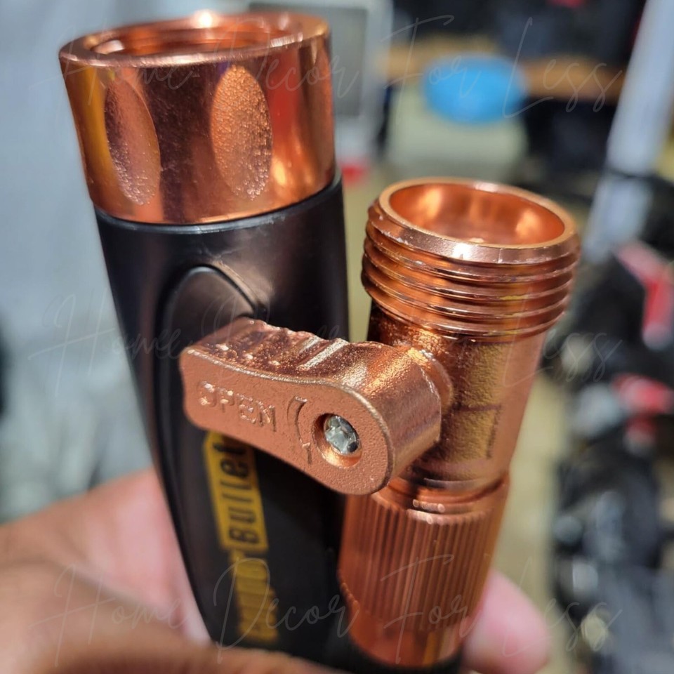 Pocket Hose Copper Bullet with Sprayer Expandable Garden Hose 650psi ...