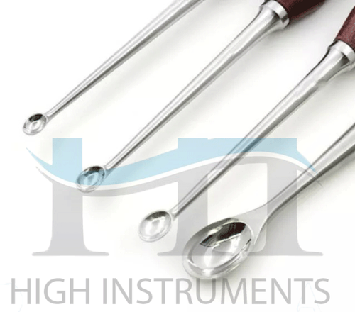 Set of 4 Pcs Femoral Ligament Cutter Hatt Spoon Surgical Orthopedic ...