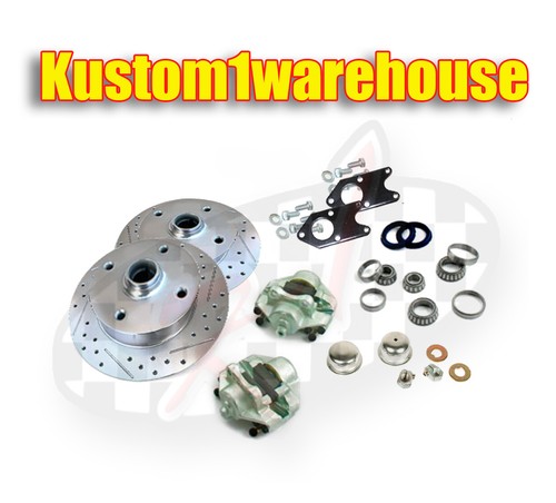 Bolt on link pin front disc brake conversion kit for 4 lug VW ...