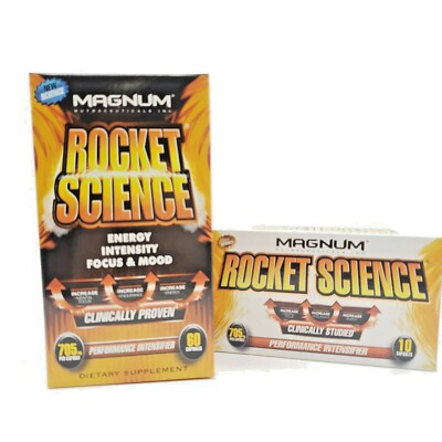 Magnum Nutraceuticals Rocket Science 60 Cap Energy Focus Mood Train ...