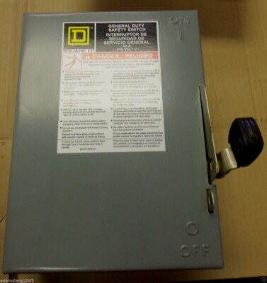 30 Amps & Under - Square D Safety Switch