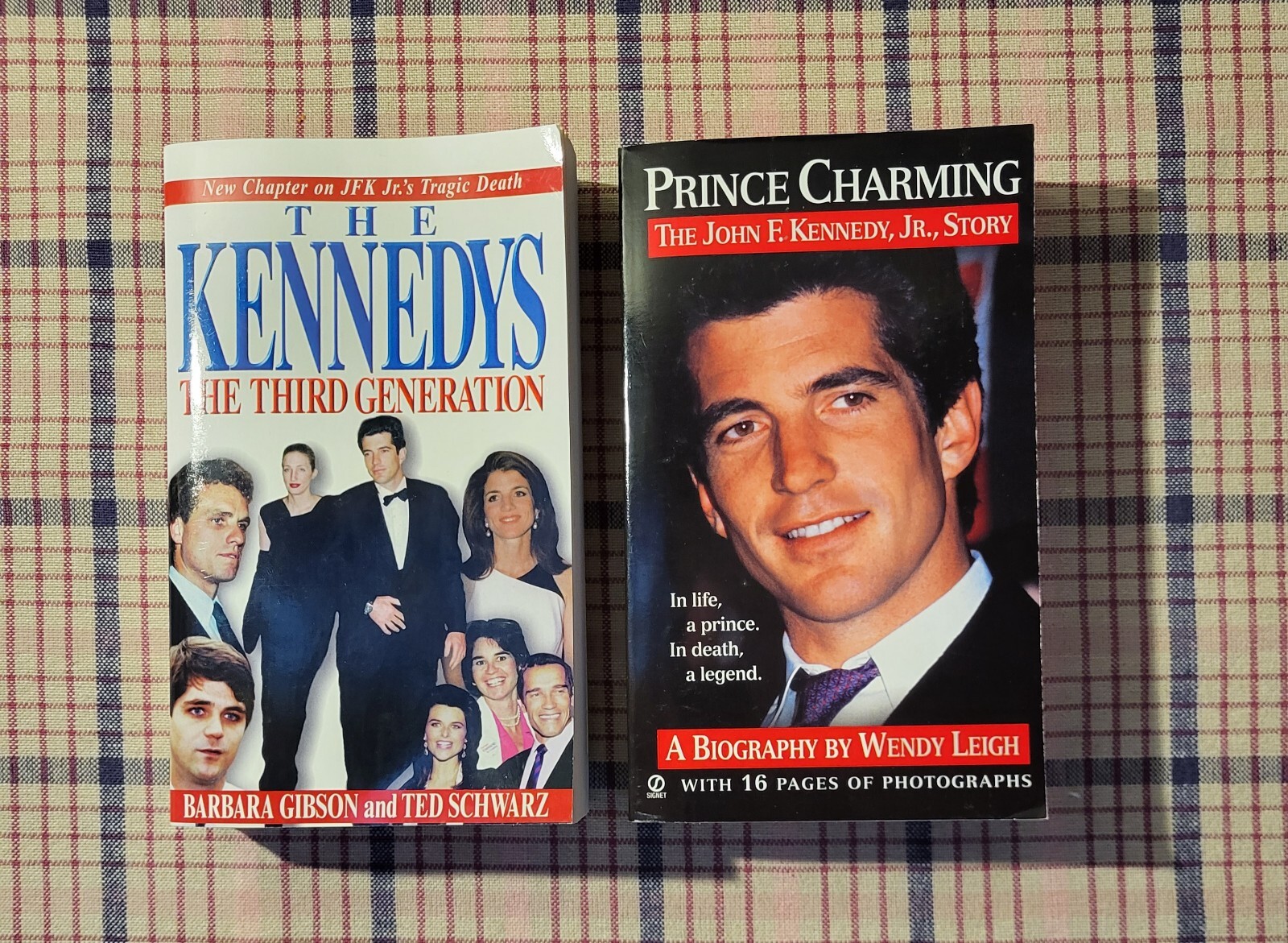 Lot of 2: The Kennedys & The John F Kennedy Jr. Story Prince Charming ...