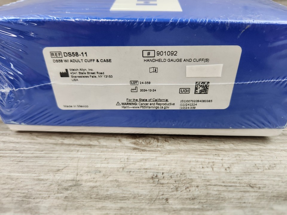 Welch Allyn DS58-11 Gauge with Durable One Piece Cuff Adult - 1/BX New ...