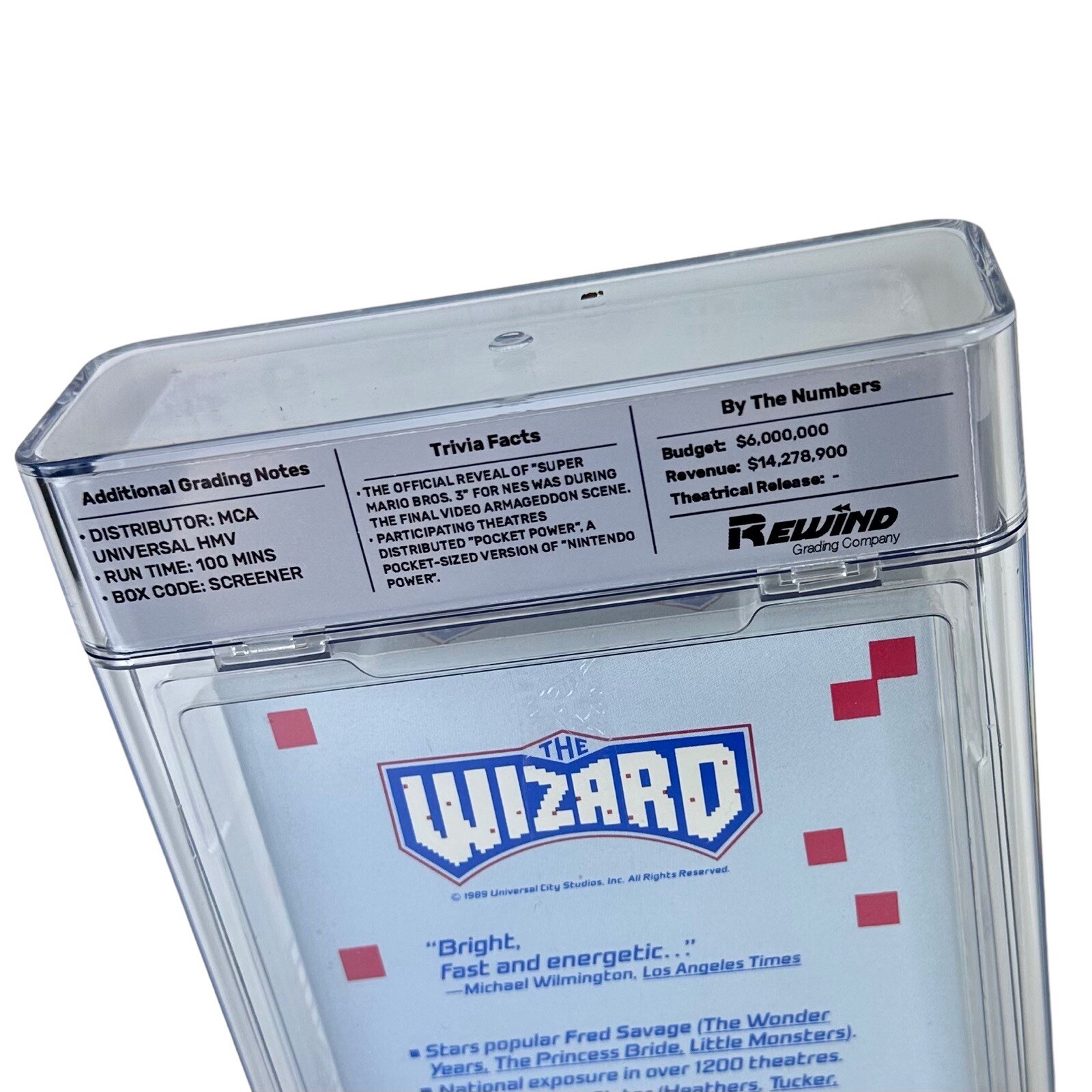 The Wizard VHS 1989 Nintendo Smb3 Fred Savage Christian Slater Luke ...