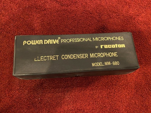 Vintage Power Drive by Recoton Microphone Mm-660 Stereo Mic for sale ...