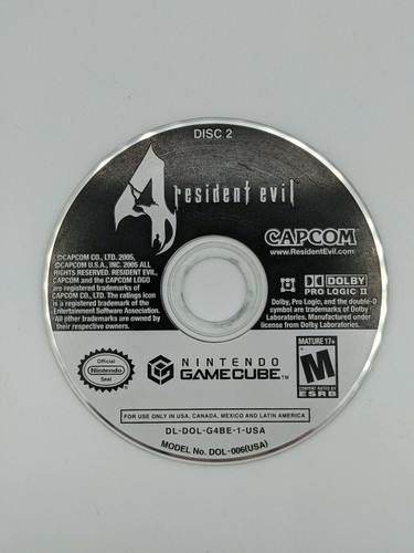 Resident Evil 4 (Nintendo GameCube, 2005) Disc 2 Only TESTED ...