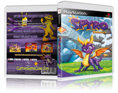 EMPTY Case! SPYRO The Dragon Year - Trilogy - Collector Playstation 1 ...
