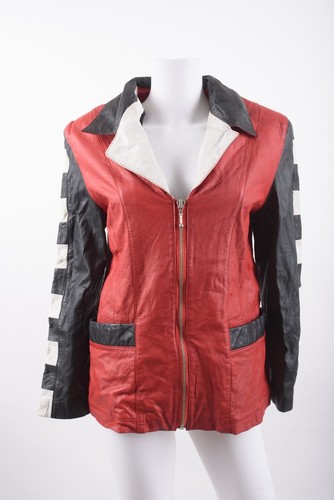 Vintage Global Identity GIII Womans Leather Jacket Coat Size L Black ...