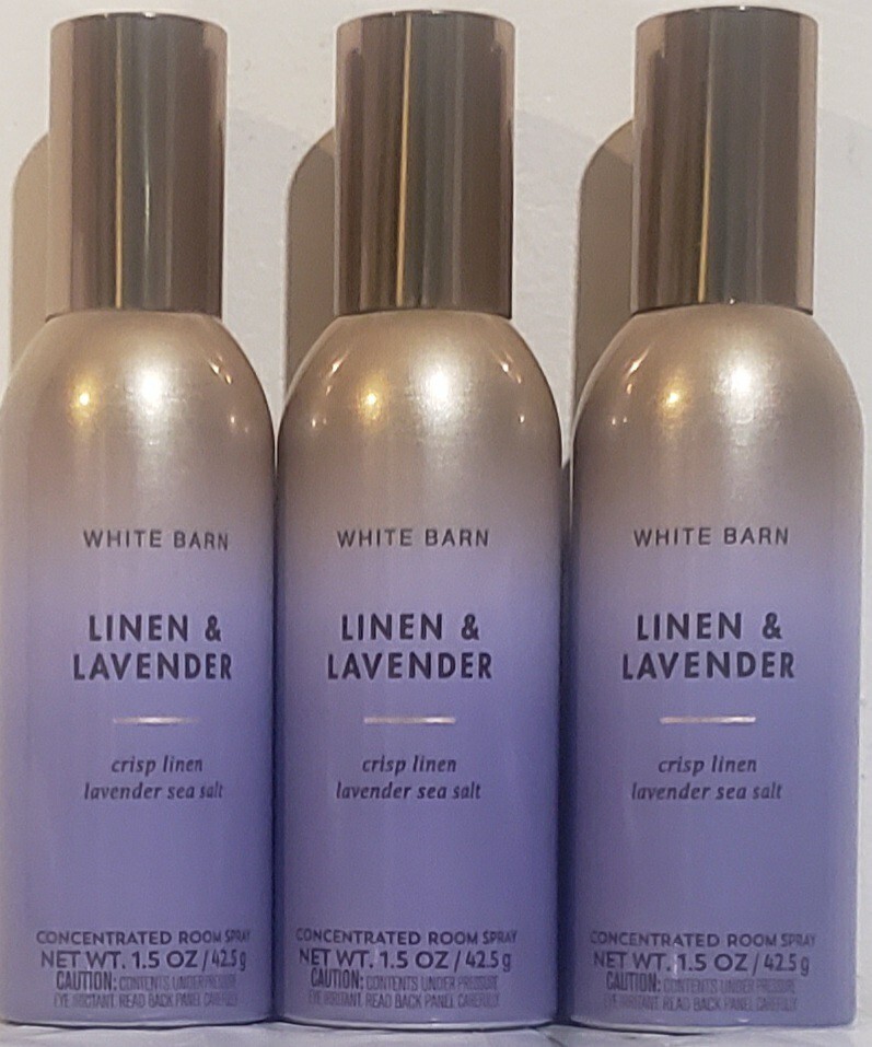 Bath & Body Works Linen & Lavender Concentrated Room Spray 1.5oz Lot of ...