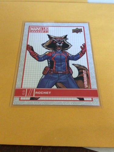 2021-22 Upper Deck Marvel Annual CANVAS VARIANT Rocket #69 Nice | eBay