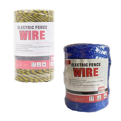 Electric Fence for Farm, Multi-Purpose Low Resistance Electronic Fence ...