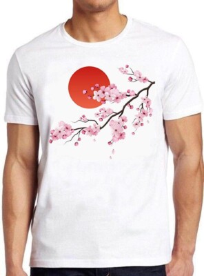 Oriental Japanese Cherry Blossom Tree Japan Meme Gift Funny Tee T Shirt ...