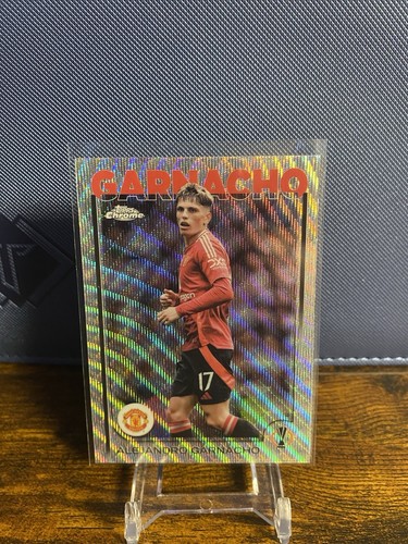 2024-25 Topps Chrome UEFA ALEJANDRO GARNACHO Wave Refractor #147 | eBay