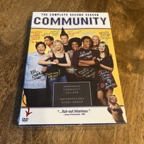Community - Complete Second Season DVD SET - NEW / SEALED - FREE SAME ...