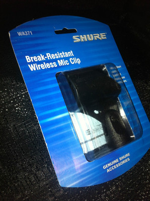 Shure WA371 (Mic Clip for Shure Handheld Wireless Transmitter TX) Brand ...