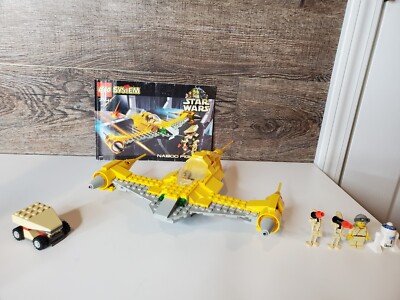 Lego 7141 Star Wars Episode I Naboo Fighter 100% Complete w Minifigures ...