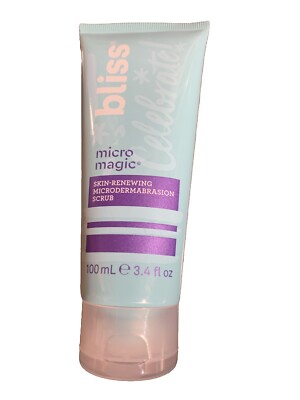 Bliss Micro Magic Microdermabrasion Renewing Scrub 3.4 fl oz New Sealed ...