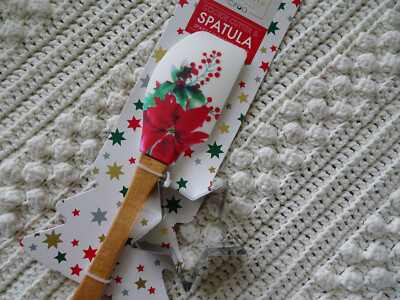 Ciroa CHRISTMAS POINSETTIA Large Spatula STAR Cookie Cutter NEW | eBay