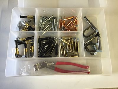 AIRCRAFT / AVIATION TOOLS 55 PC CLECO KIT SHEETMETAL / MECHANICS ...
