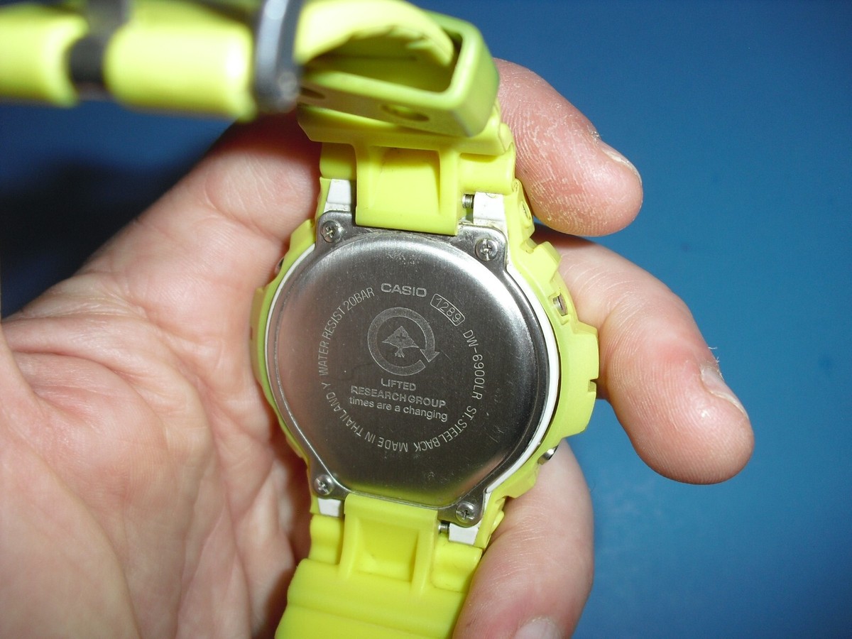Yellow Casio G-Shock X Lifted Research Group Watch DW-6900LR Yellow Casio G-Shock X Lifted Research Group Watch DW-6900LR