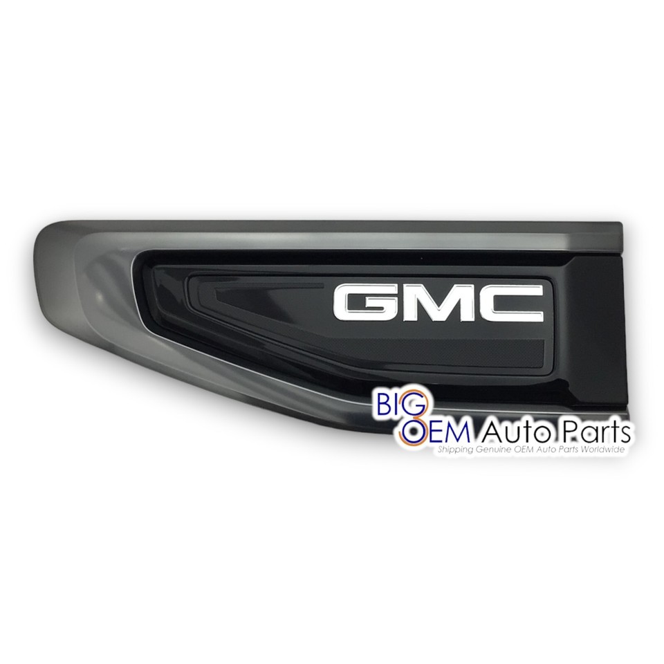 2021 - 2024 GMC Yukon LH Fender Vent Nameplate Emblem black new OEM ...