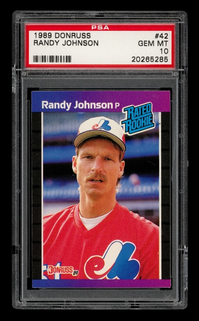 1989 Donruss Set-Break # 42 Randy Johnson PSA 10 GEM MINT | eBay