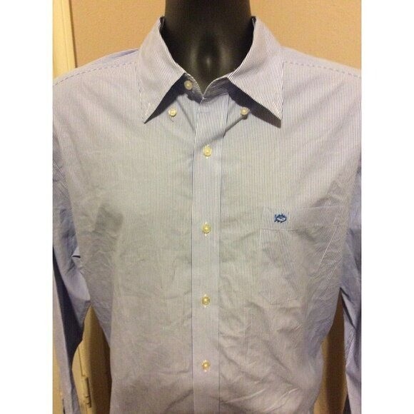 Samuel Adams Southern Tide Button Down Classic Fit Shirt Size Large ...