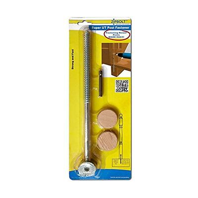 Zipbolt Super UT 14.110 Post Fastener 1 Blister Pack Wood Plugs Durable ...