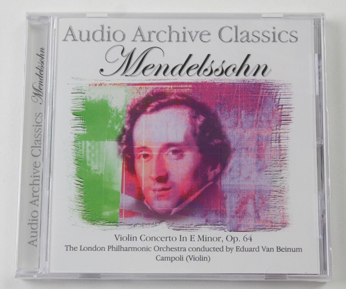 Audio Archive Classics: Mendelssohn (CD, Mar-2005, Media Tag ...