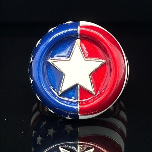 14k Gold Enamel President Donald Trump MAGA Political American Flag ...