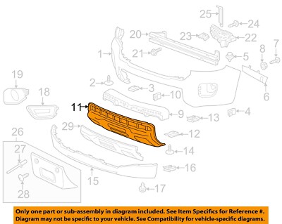 GM OEM 15-20 Canyon Front Bumper Bumper Components-Lower Cover 22925743 ...