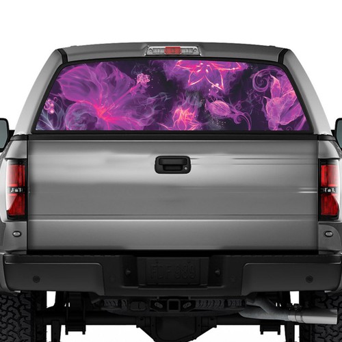 Universal Window Vision Graphics Vinyl Decal Wrap-Trim to Fit-65"X22 ...