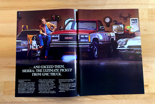 1987 Print Ad 1988 GMC Sierra Magazine Brochure Poster | eBay