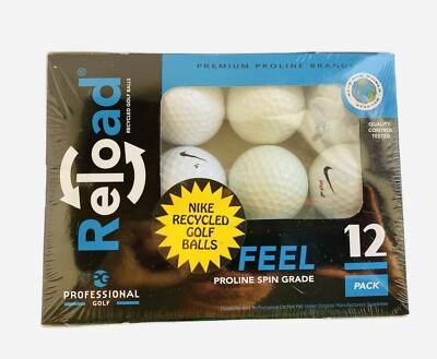 PG Golf Reload Recycled Premium Golf Balls, 12 Pack in box/Seal (J4) | eBay