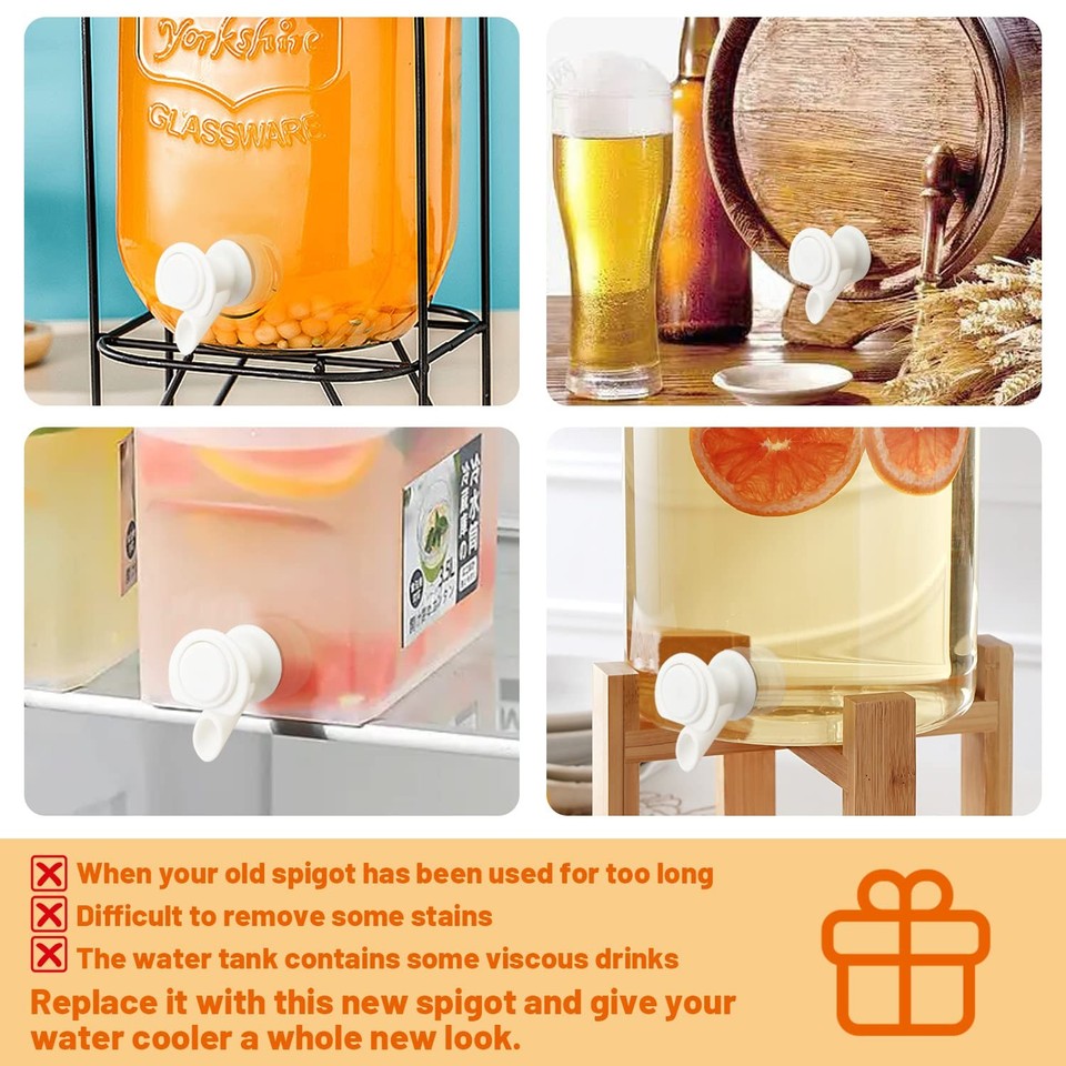 Push-Button Spigot Cooler Spigot Replacement Compatible with Igloo 2-10 ...