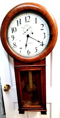 ANTIQUE SETH THOMAS #2 OAK REGULATOR- CIRCA 1900-20 | eBay