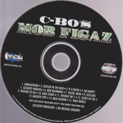 C-Bo's Mob Figaz MUSIC AUDIO CD hardcore hip hop gangsta rap thug! 1999 ...