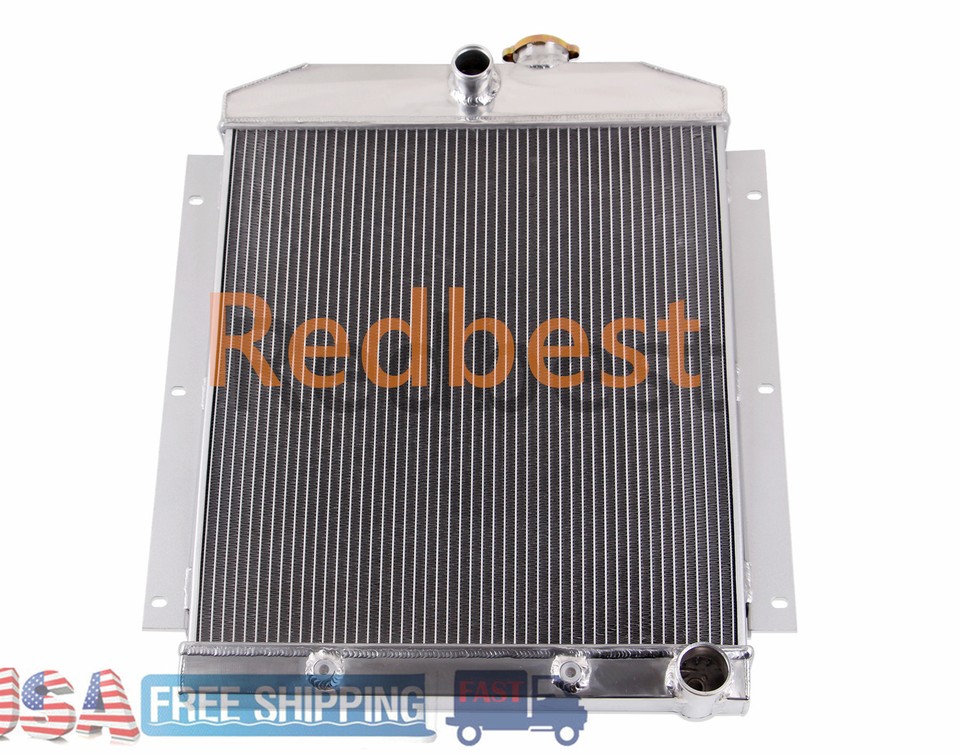 For 1947-1954 Chevy Truck 3100 3600 3800 3900 3Row Aluminum Radiator ...